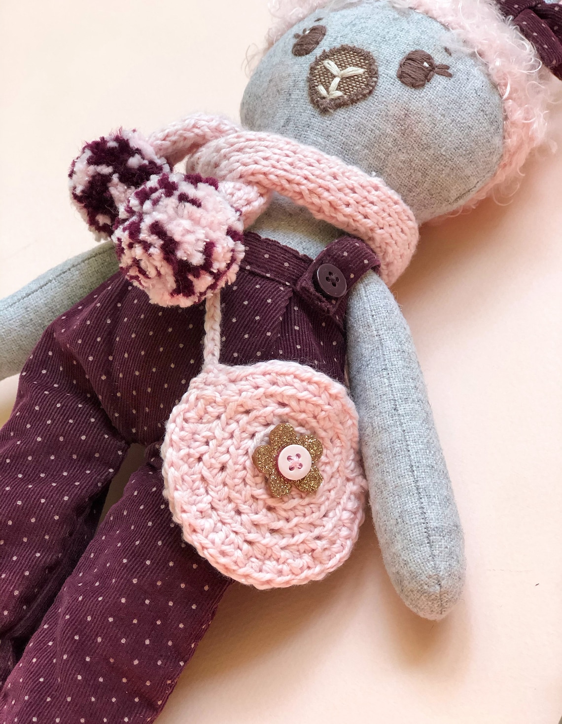 Llama Soft Toyhandmade Llama Toy Rag Doll Heirloom Llama - Etsy