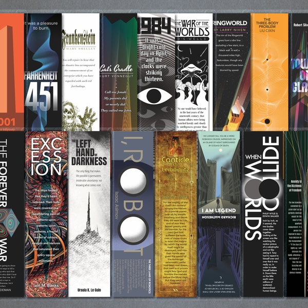 Science Bookshelf - Etsy