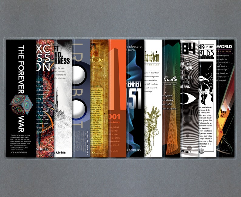 Science Fiction Bookmarks | Etsy UK
