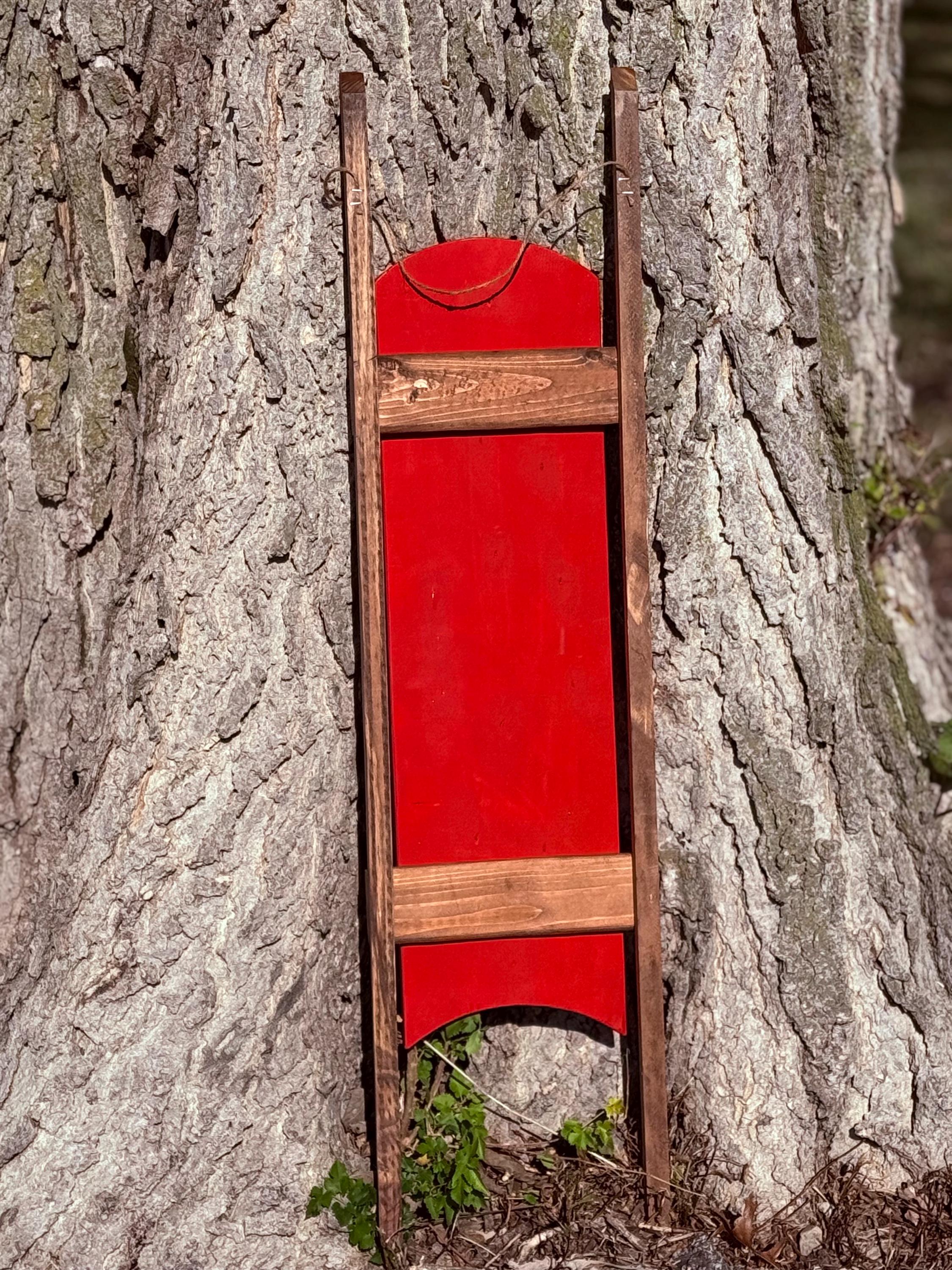 Red JOY 36inch Sled Sign - Etsy