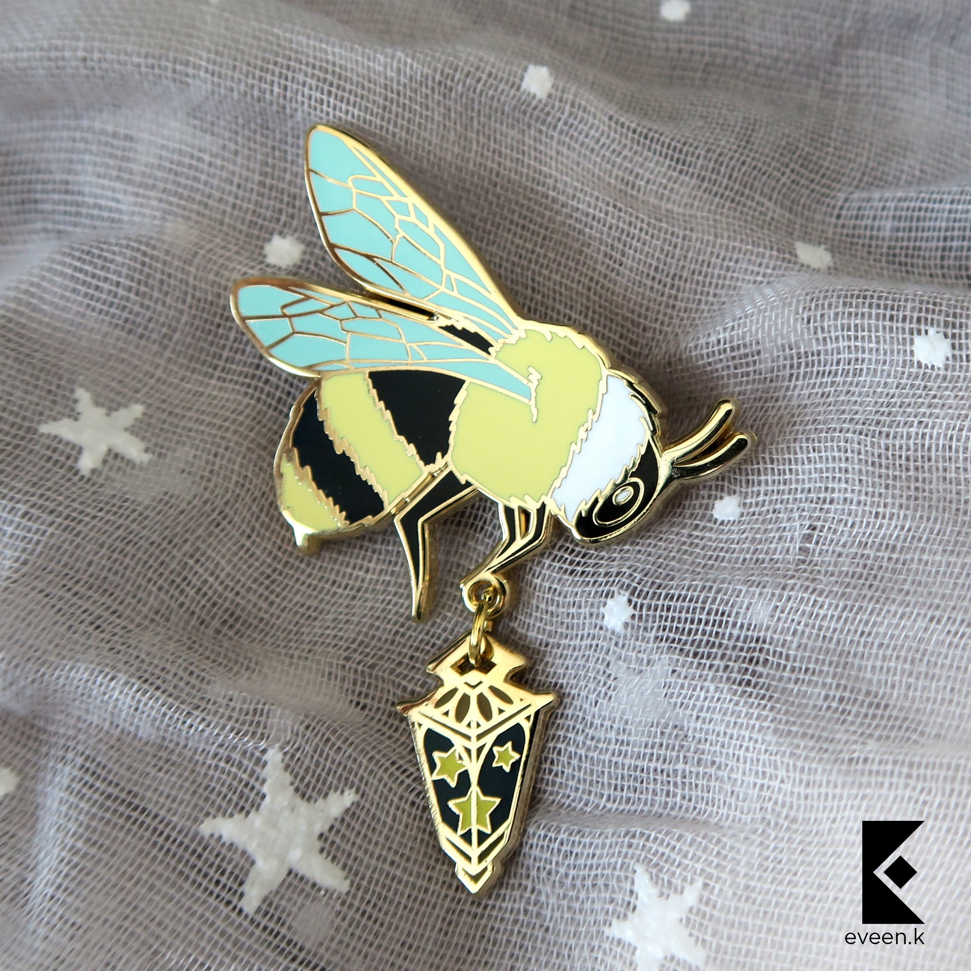 Star Carrier Enamel Pin Glow in the Dark Animals With Lantern | Etsy