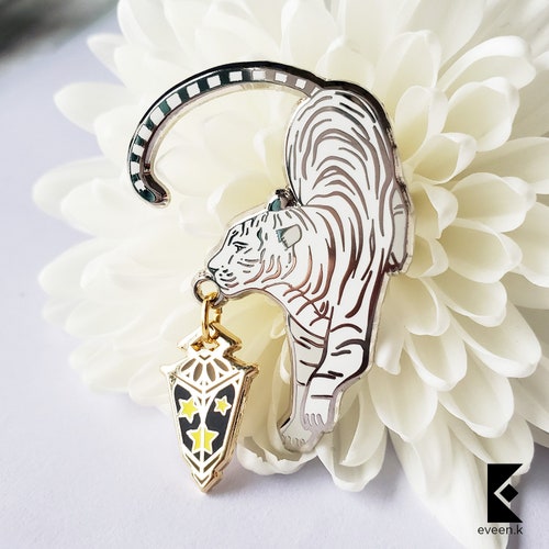 Boom Tiger Enamel Pin - Etsy