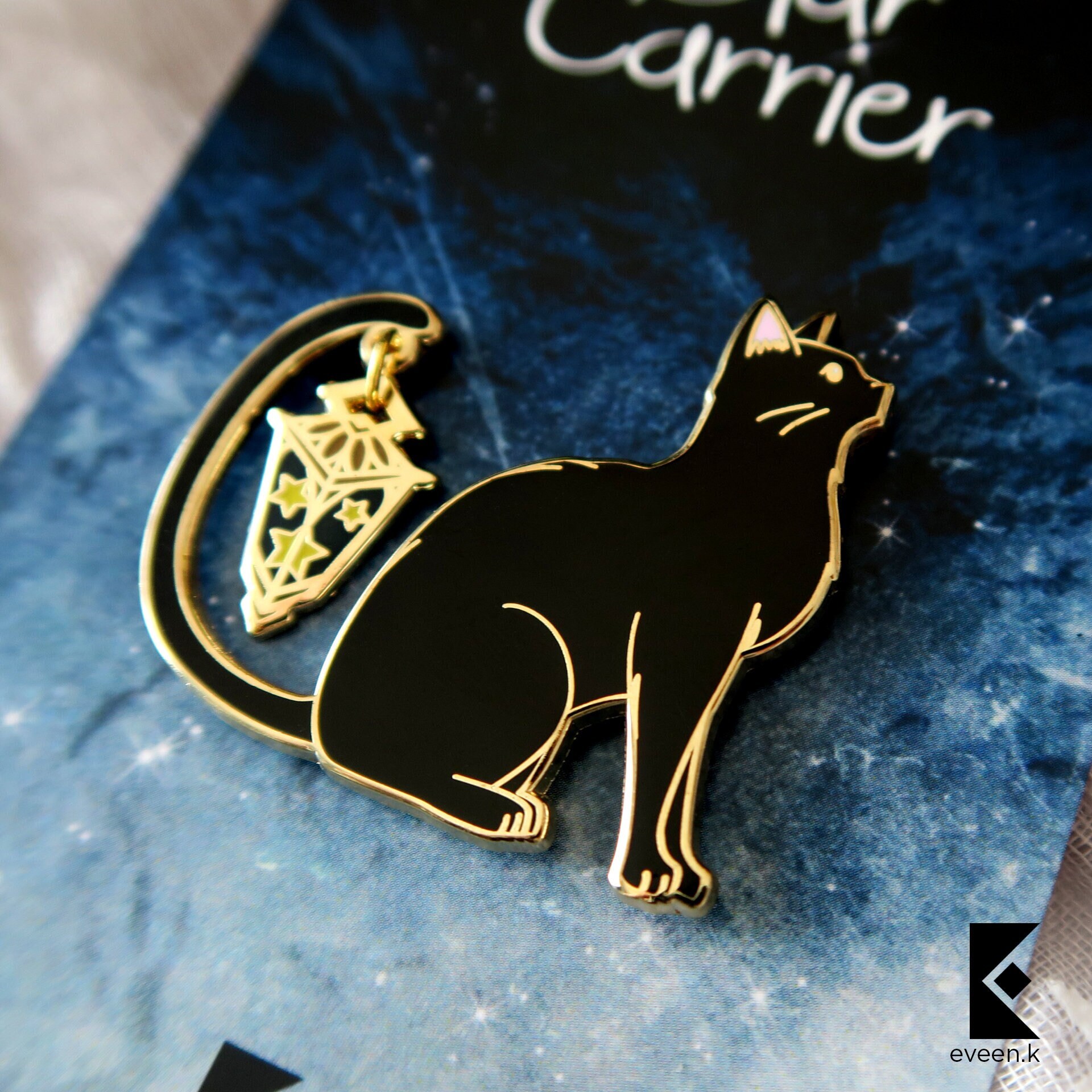 Star Carrier Enamel Pin Glow in the Dark Animals With Lantern | Etsy