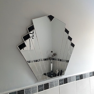 Art Deco 1930s Vintage Style Fan Mirror - Etsy