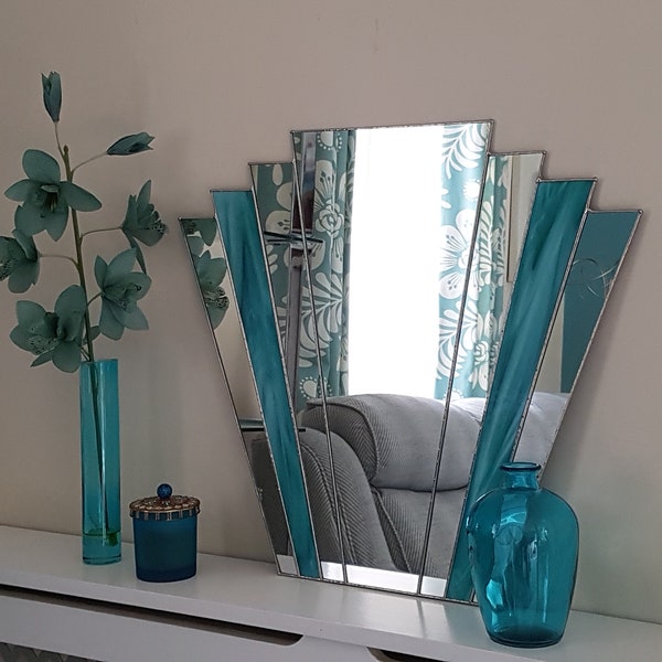 Fan Shaped Mirror - Etsy UK