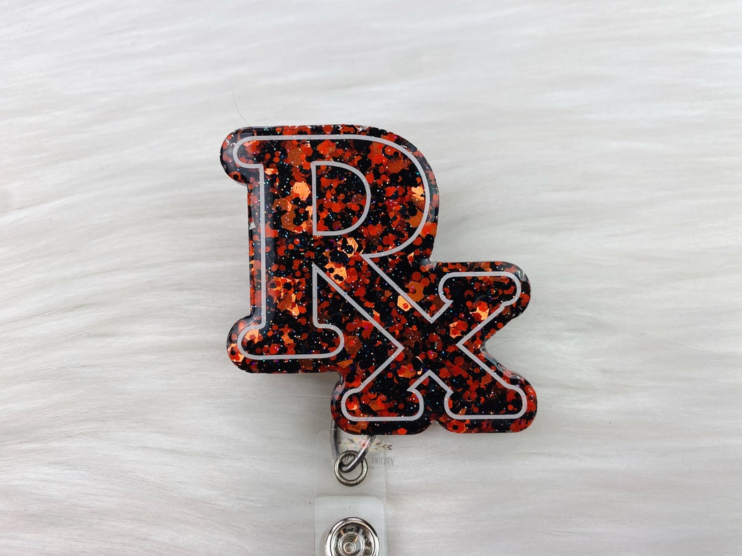 Rx Badge Reel, Pharmacy Badge Reel, Everyday Badge Reel, Nurse Badge ...