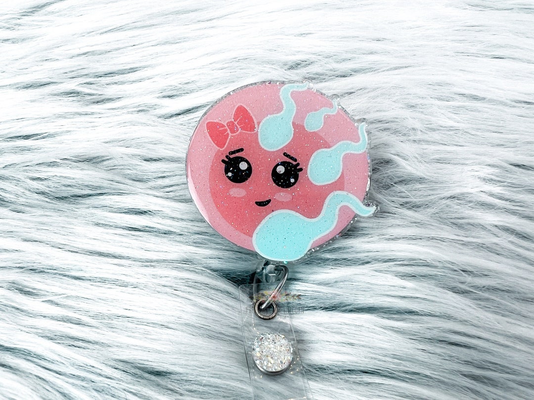 Fertilized Egg Badge Reel, Labor and Delivery Nurse, OBGYN Badge Reel ...