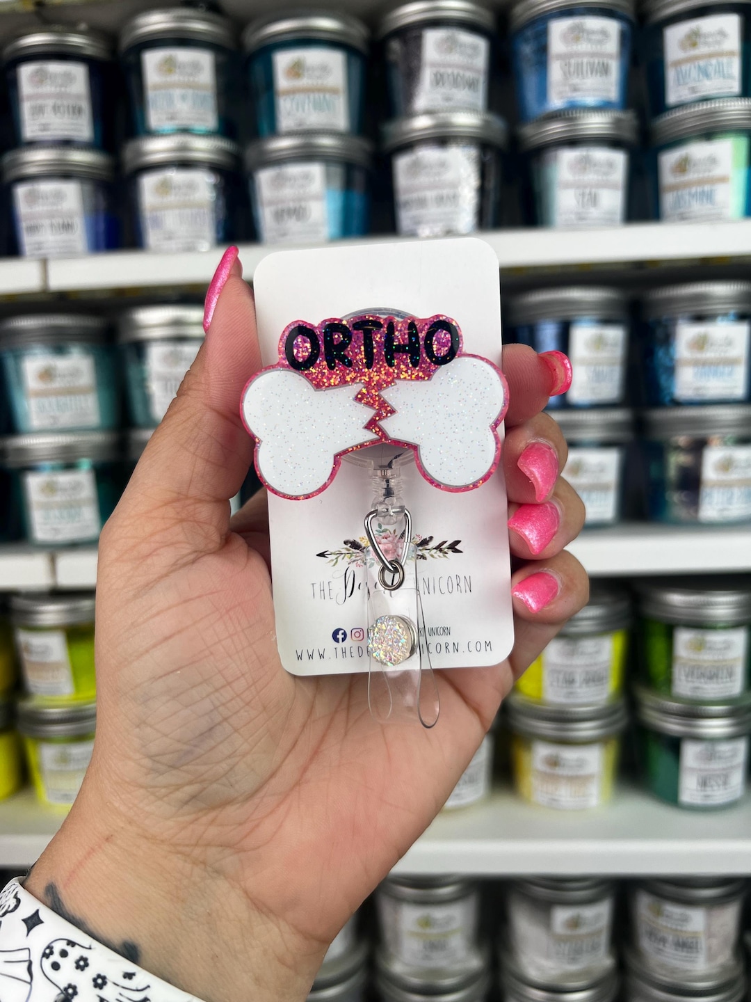 Ortho Badge Reel, Orthopedic, Orthopedic Nurse, Badge Reel, Cute Badge ...