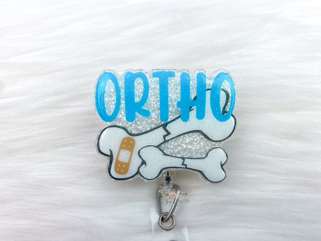 Ortho Badge Reel, Orthopedic, Orthopedic Nurse, Badge Reel, Cute Badge ...
