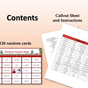 Christmas Bingo Cards - Christmas Party Game - Fun Christmas Games ...