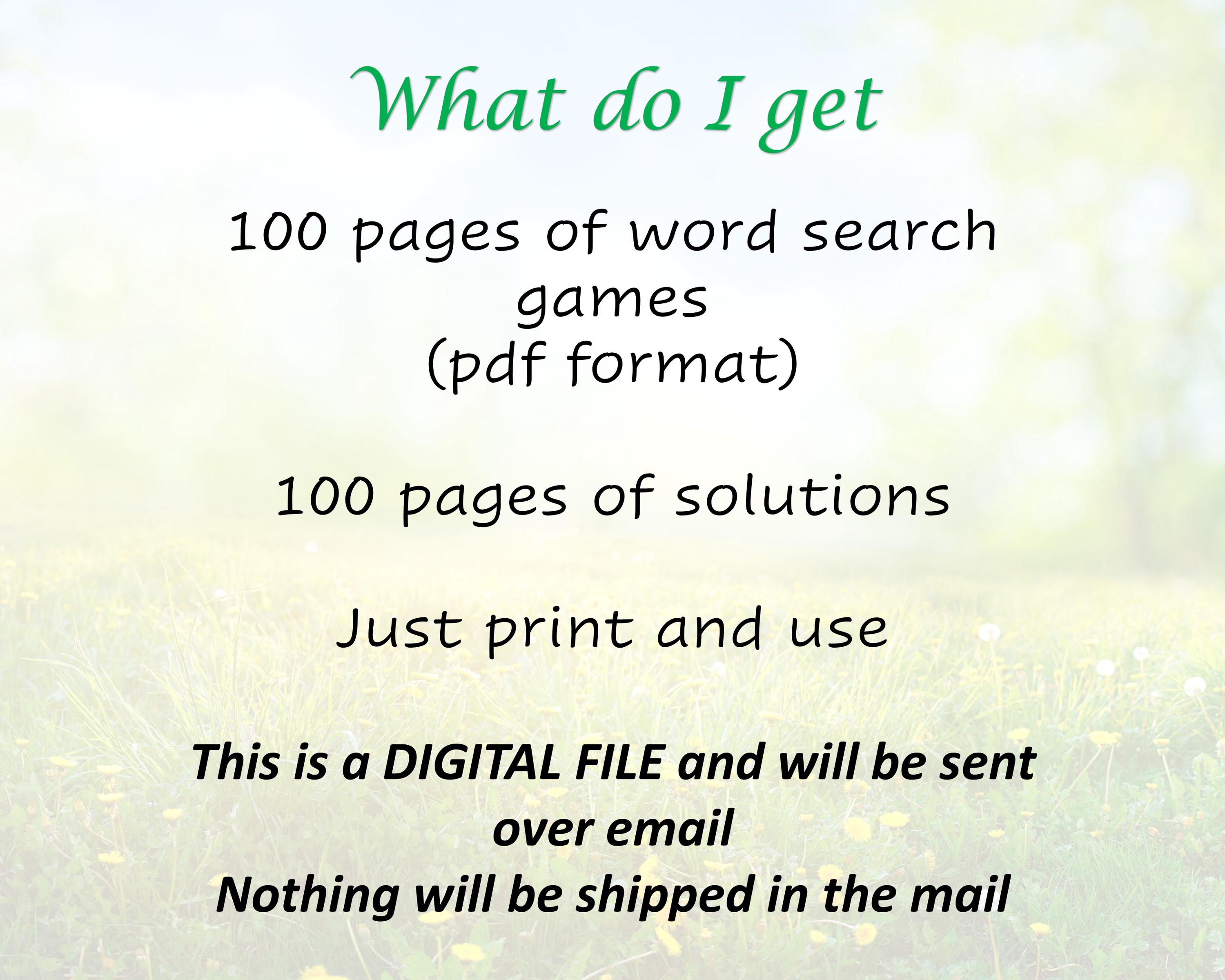 Printable Easter Word Search for Kids & Adults + Answer Key, Fun Easter ...