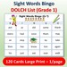 Grade 1 Sight Words Bingo Cards: Classroom Literacy Game (digital ...