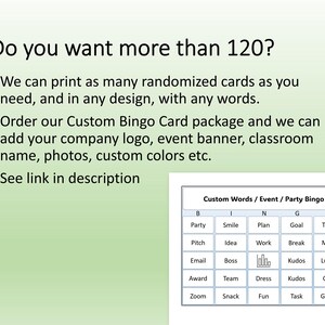 Sight Words Bingo - Pre-k, 100 Unique Cards, Digital Download ...