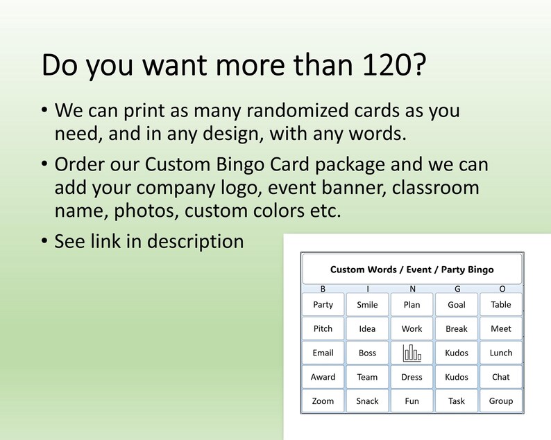 120 Dolch Sight Words Bingo Cards for Pre-k, Kindergarten, ESL ...