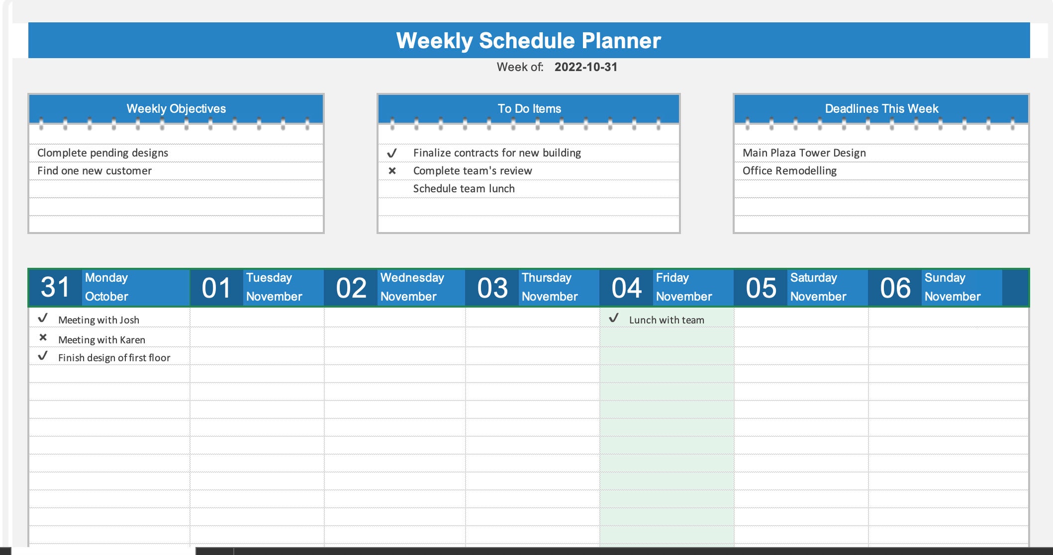 Weekly Planner Printable & Editable. Daily Planner Printable. - Etsy