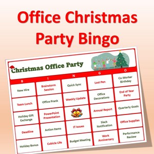 Christmas Bingo Cards Christmas Party Game Fun Christmas Games ...