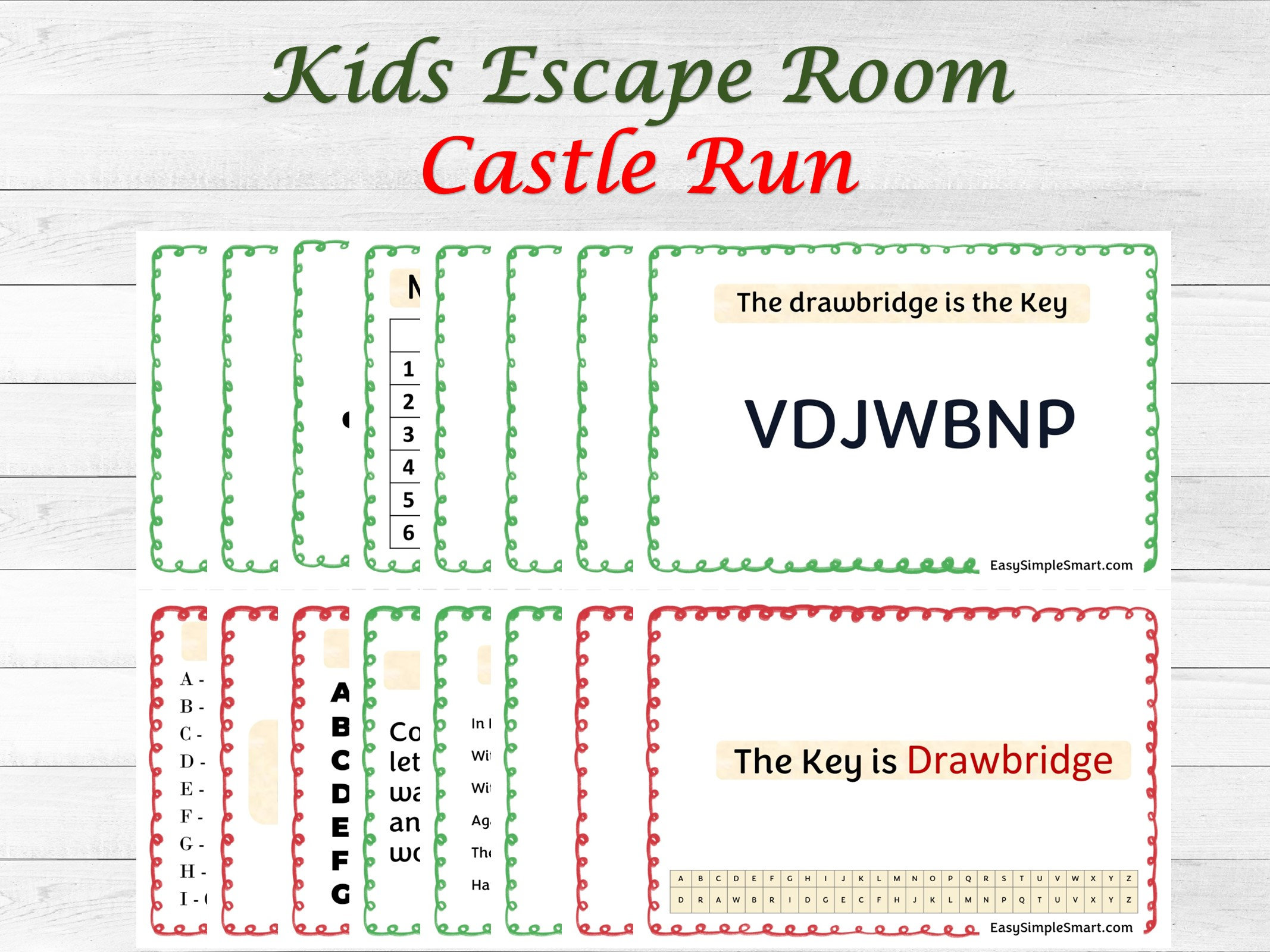 Escape Room for Kids Escape From Castle - Etsy