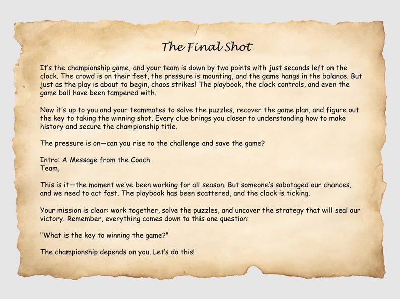 Escape Room Kids, Basketball Theme, Birthday Party Games, Kids Puzzles ...