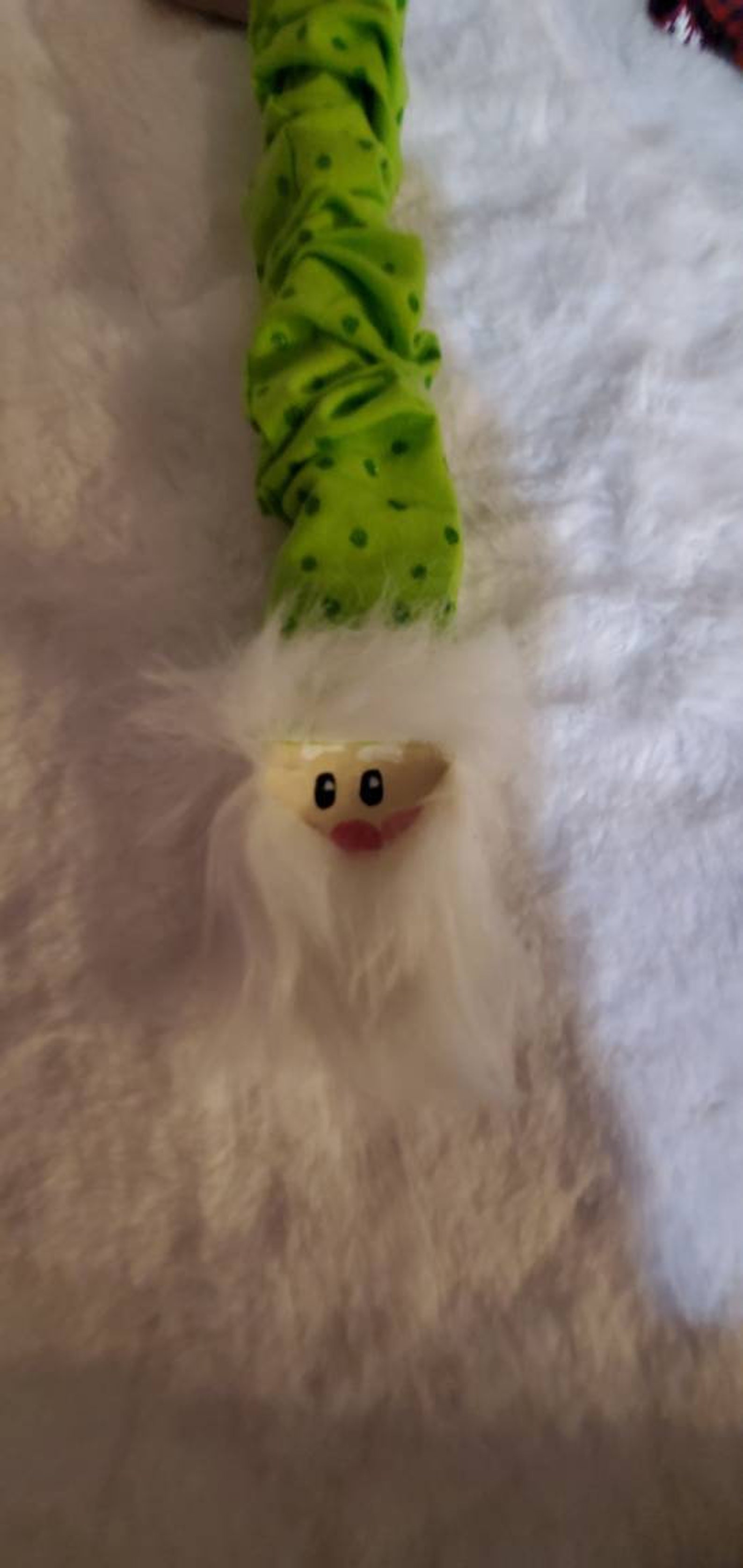 Wooden Spoon Santa Ornament, Santa Spoon, Cloth Covered Spoon ...