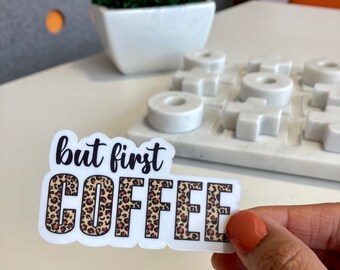 Latte Sticker Coffee Sticker Vinyl Matte Finish - Etsy