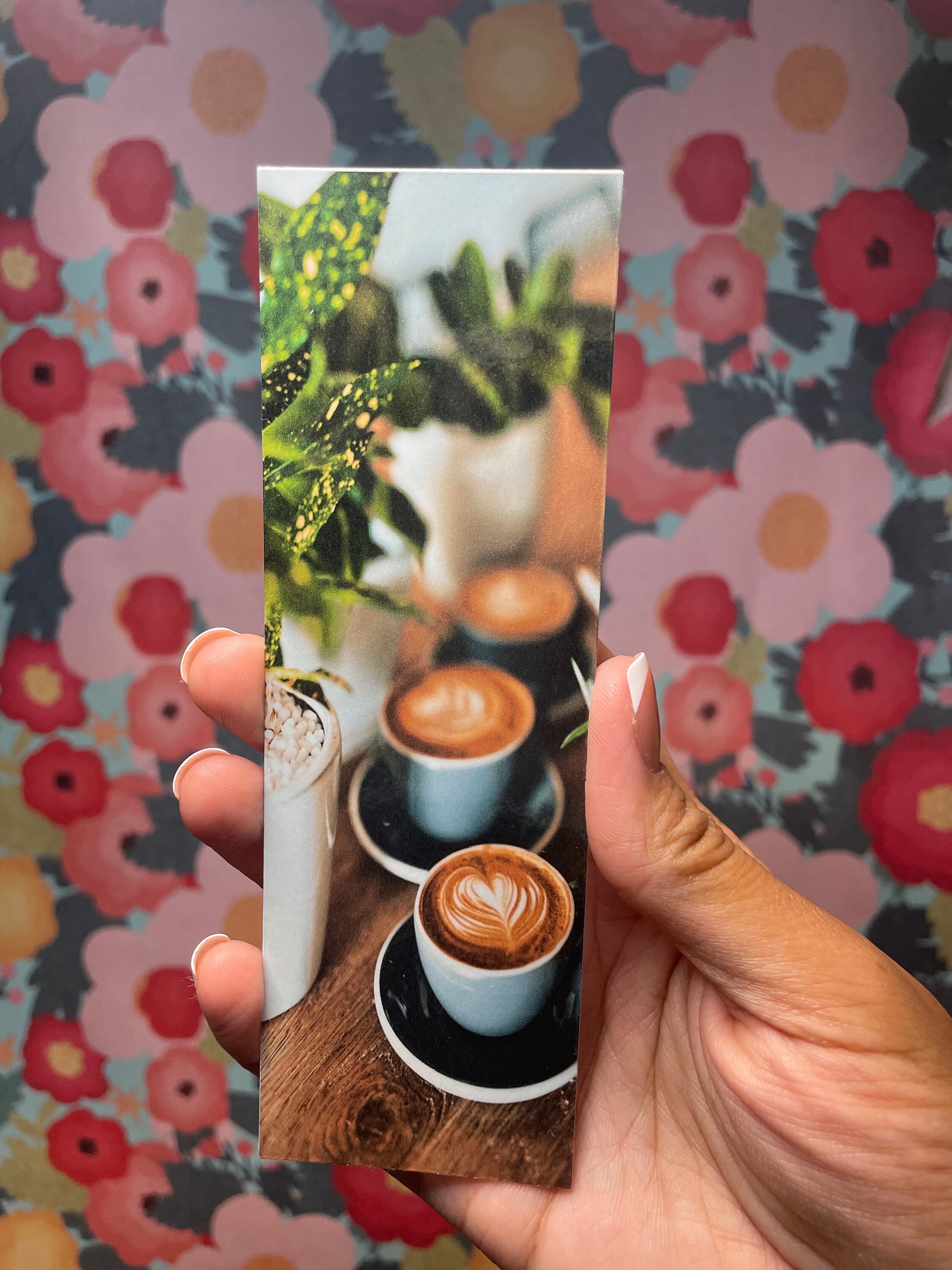 Coffee Lover Bookmark, Laminated Bookmark - Etsy