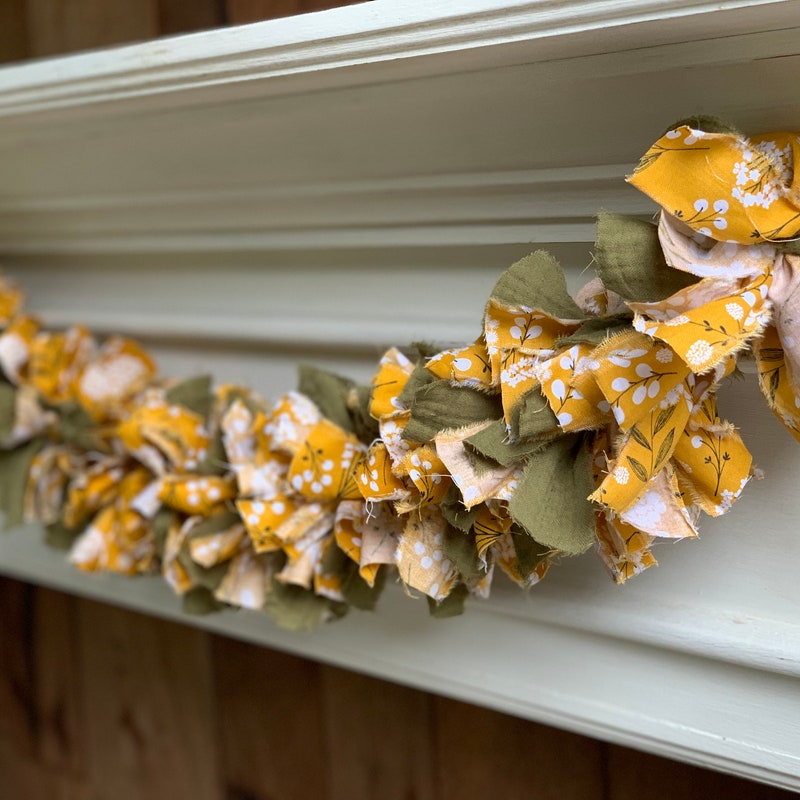 Rag Garland - Etsy