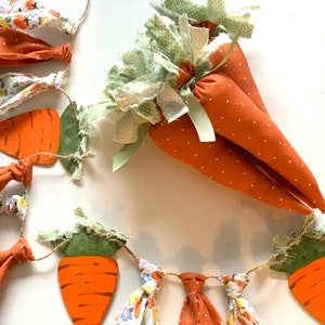 Orange Fabric Carrot Set/ Plush Carrot Bundle/ Easter Carrot / Stuffed ...