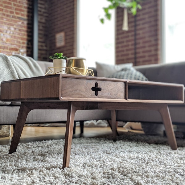 Walnut Coffee Table - Etsy
