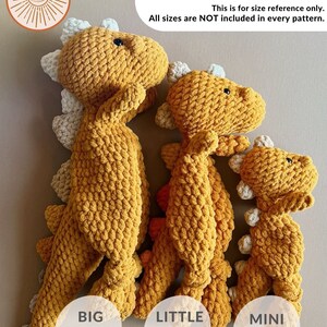 MINI Maven Monster Knotted Lovey — Crochet Monster PATTERN - Etsy