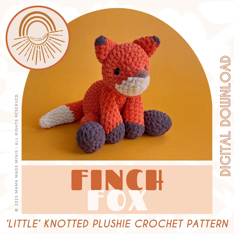 Big Fox Plushie Pattern - Etsy