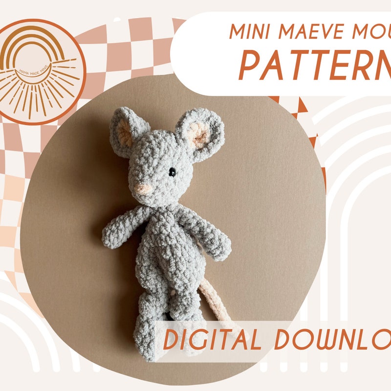 Crochet Mouse Pattern - Etsy