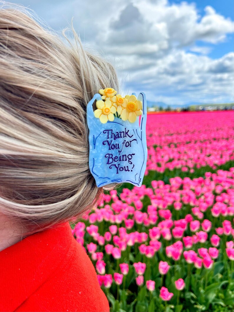 Thank You Bag Hair Claw TPF X Lindsey Cherek Waller - Etsy