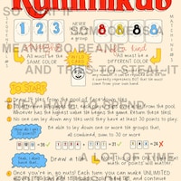 Rummikub Score Card Digital Download - Etsy