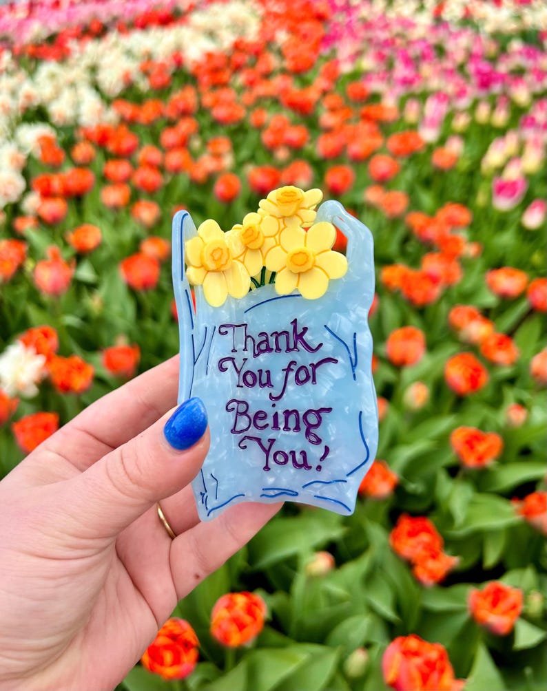 Thank You Bag Hair Claw TPF X Lindsey Cherek Waller - Etsy