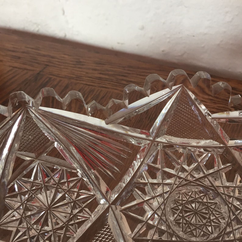 Hobstar and Brunswick Star Early American Pattern Glass EAPG - Etsy