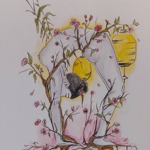 Yoga Inspired Art - Etsy