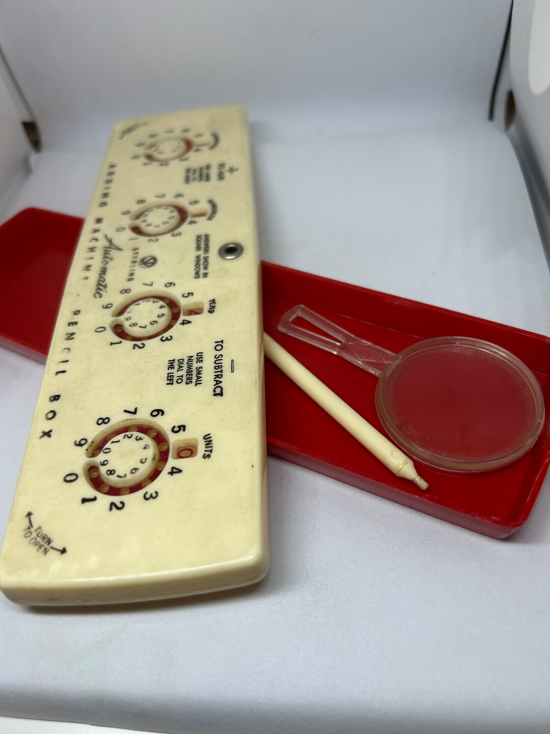 Sterling Dial-a-magic Adding Machine Pencil Box - Etsy