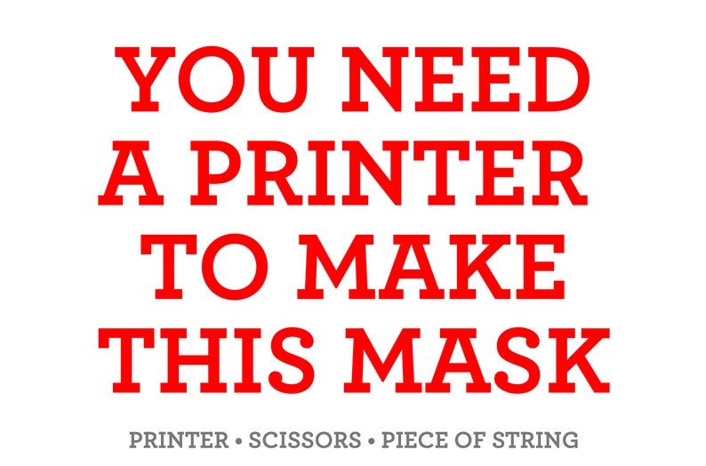 Ferret Printable Mask, Ferret, Photo-real Ferret Mask, Halloween Mask ...