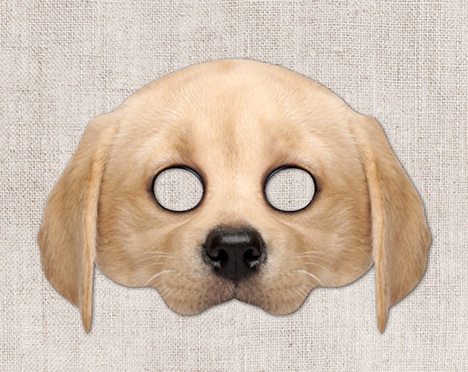 Golden Retriever Printable Dog Mask Cocker Spaniel Mask Printable ...