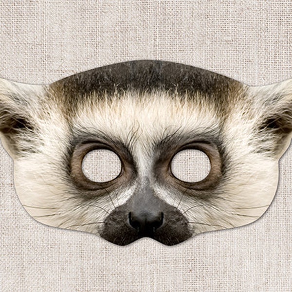 Lemur Mask - Etsy