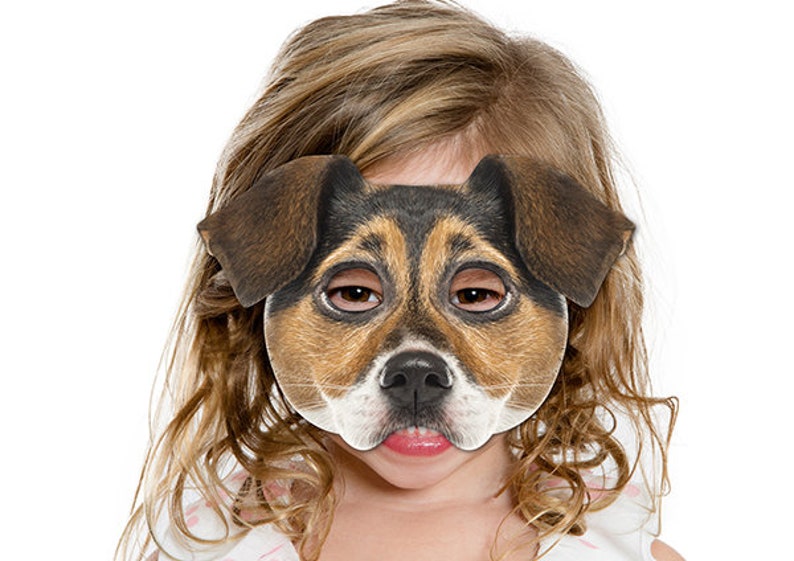 Jack Russell Terrier Printable Mask, Dog, Jack Russell, Photo-real Dog ...