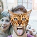 Bengal Cat Printable Mask Cat Photo-real Cat Mask Printable - Etsy