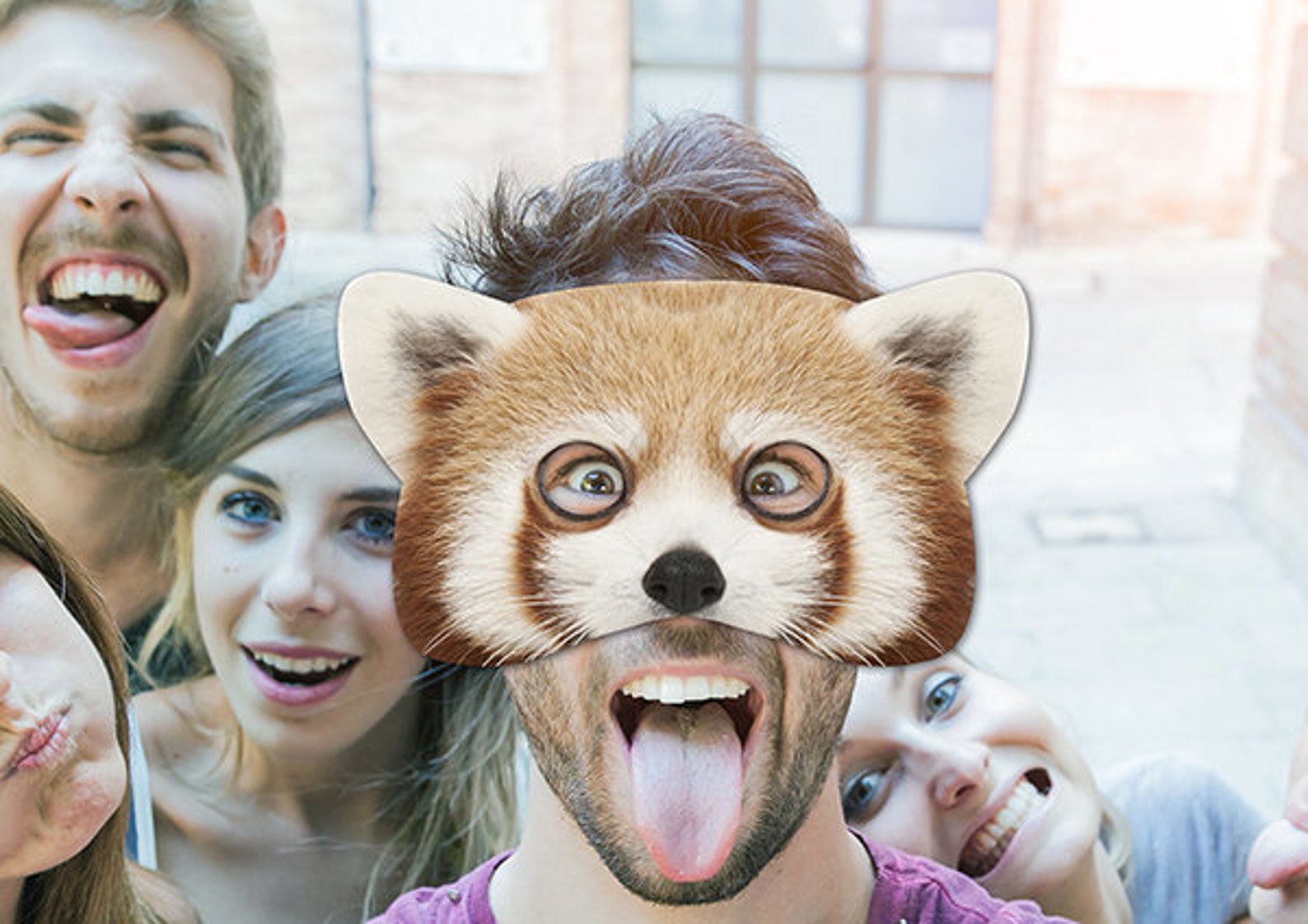 Red Panda Printable Mask, Red Panda, Photo-real Panda Mask, Halloween ...