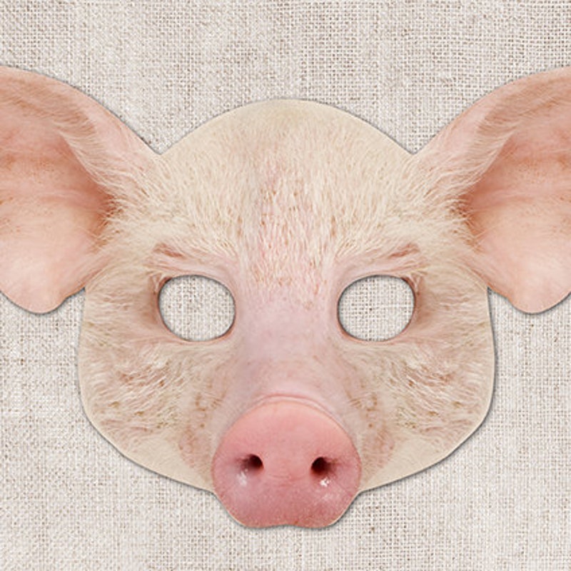 Pig Mask - Etsy