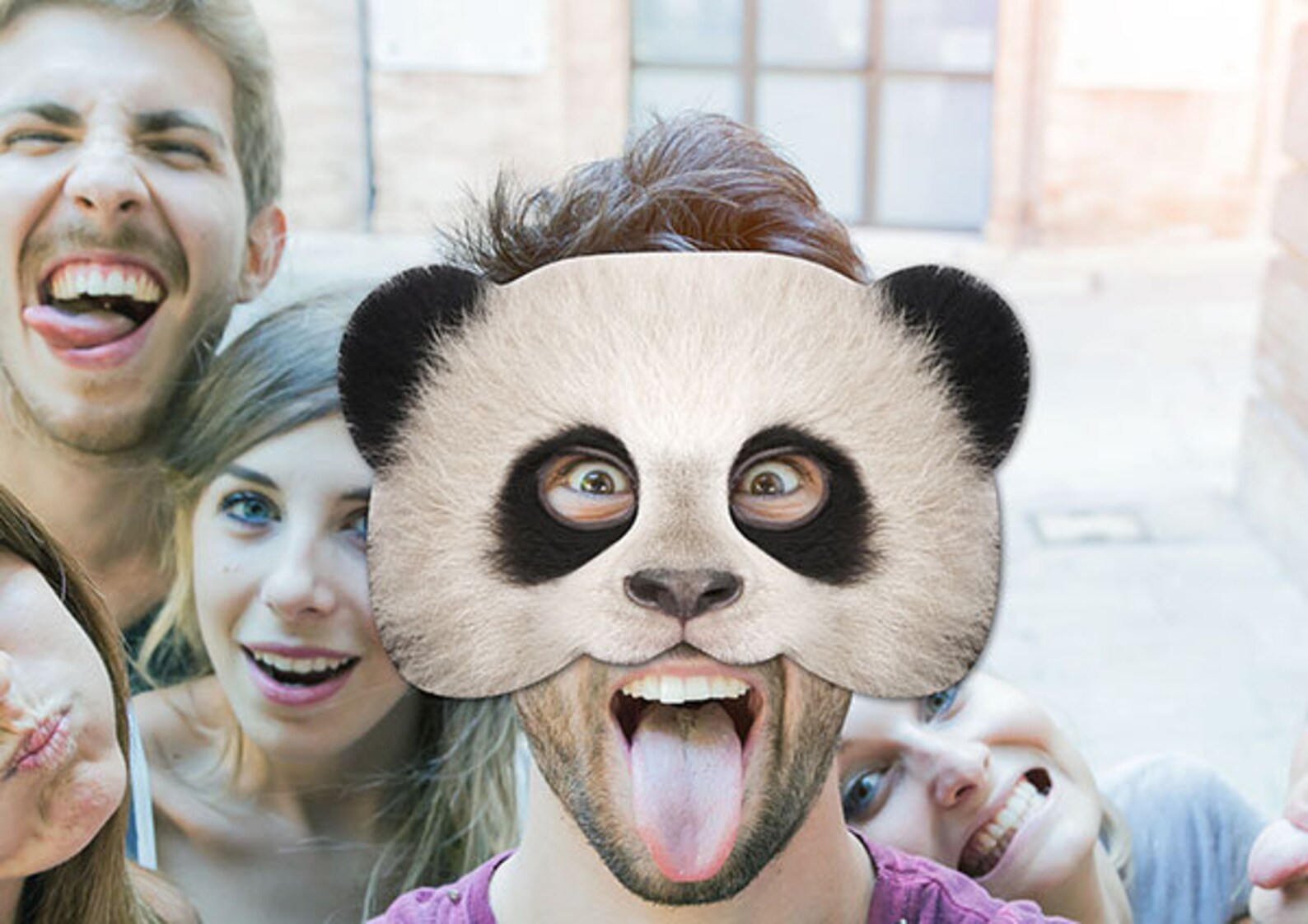 Panda Baby Printable Mask Panda Photo-real Printable - Etsy