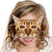 Bengal Cat Printable Mask Cat Photo-real Cat Mask Printable - Etsy