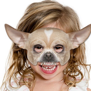 Angry Chihuahua Printable Mask, Dog, Chihuahua, Photo-real Dog Mask ...