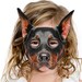 Doberman Printable Mask, Dog, Photo-real Dog Mask, Halloween Mask ...