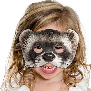 Ferret Printable Mask, Ferret, Photo-real Ferret Mask, Halloween Mask ...