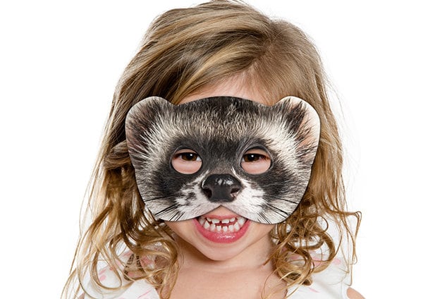 Ferret Printable Mask, Ferret, Photo-real Ferret Mask, Halloween Mask ...